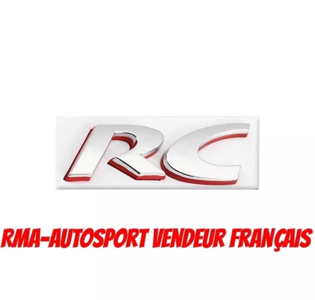 MONOGRAMME BADGE LOGO Peugeot RC 206 207 208 307 308 NEUF EUR 10,59 ...