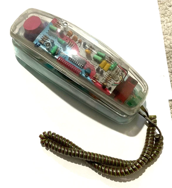 VINTAGE UNISONIC 'PHONE Works' Princess SEE THRU Phone £46.02 - PicClick UK