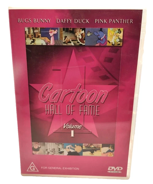 CARTOON HALL OF Fame Volume 1 (DVD, R4) Pink Panther - Good Condition ...