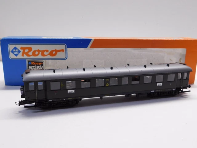 HO SCALE ROCO Exclusive 44551 3rd CLASS DB PASSENGER CAR TRAIN CAR ...