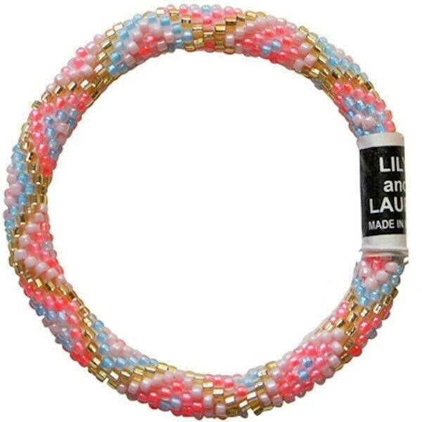 LILY ET LAURA "Wanderlust Kaléidoscope" bracelet crochet à main étendu ...