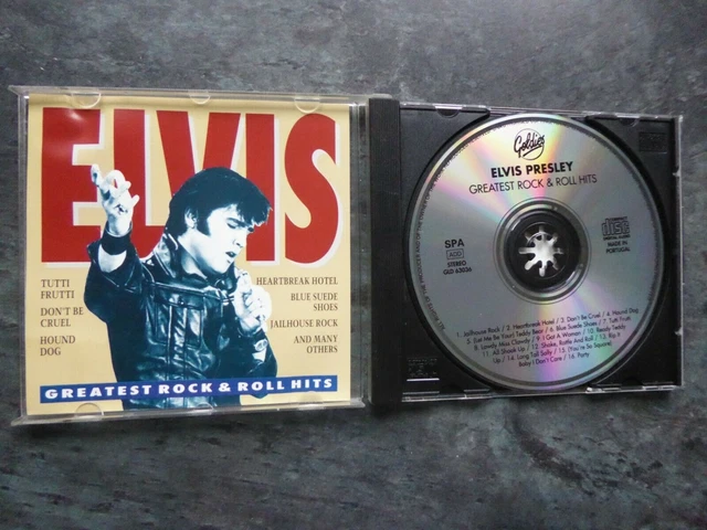 GREATEST ROCK & roll hits Elvis Presley 1991 CD qualité supérieure ...