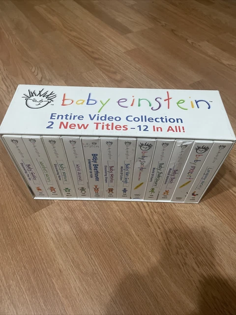 BOX SET OF 12 Baby Einstein VHS Tapes Learning Movies Language Music ...