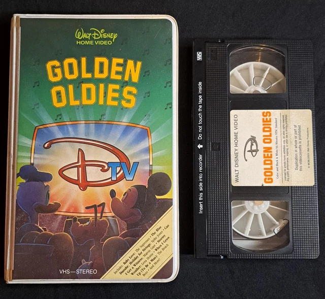 DISNEY GOLDEN OLDIES Vintage VHS AMAZING SHAPE! 1980's MUSIC $11.95 ...
