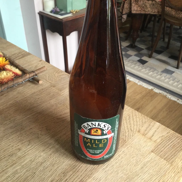 VINTAGE BANKS’S MILD Beer Bottle Wolverhampton 1986 £10.00 - PicClick UK