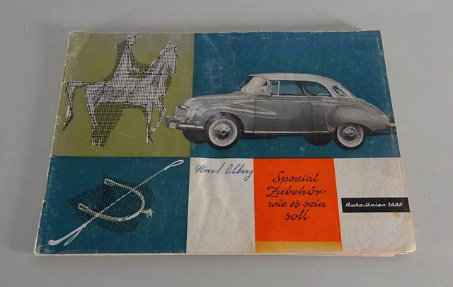 PROSPECTUS / BROCHURE DKW Auto Union 1000 Accessoire Incl. Liste ...
