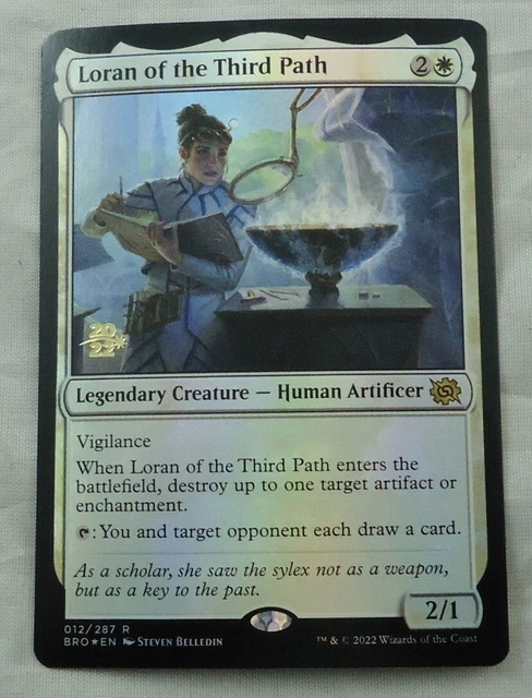 LORAN OF THE Third Path FOIL PreRelease Magic The Gathering BRO neuf dans sa boîte EUR 19,09 ...