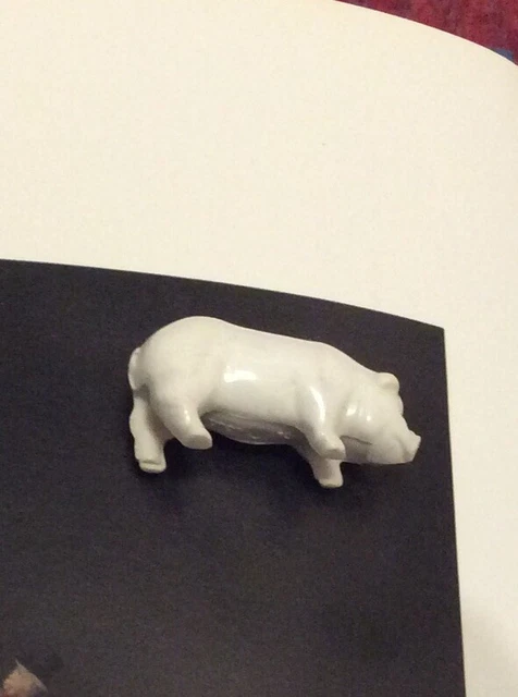 VINTAGE TUDOR ROSE Toy Animals 1950's Plastic Rosedale White Pig Rare £ ...