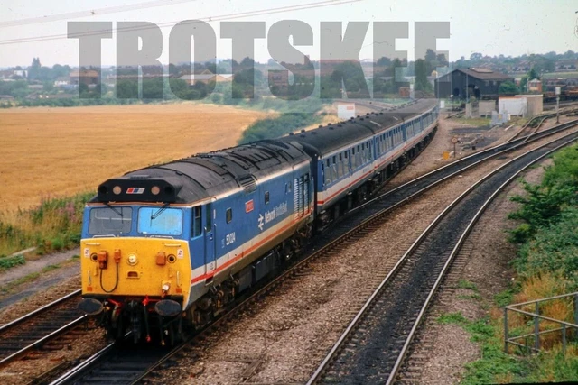 35MM SLIDE BR British Rail Diesel Loco Class 50 50024 1989 Original £3. ...