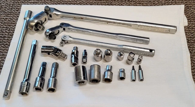 CRAFTSMAN SWIVEL SOCKETS Adapter Extensions Flex Ratchet VVS 44816 ...