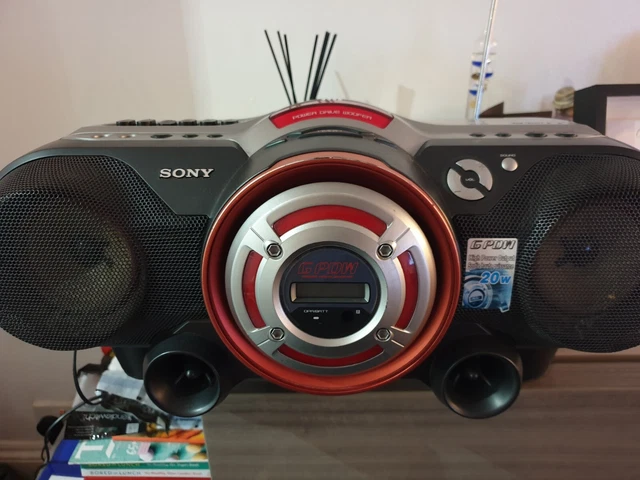 SONY CFD-G500L CD Registratore cassette radio Boombox raro 2004 EUR 81 ...