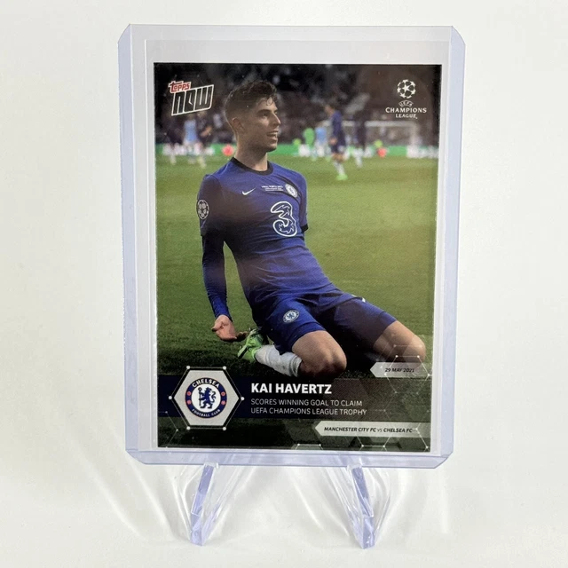 KAI HAVERTZ CHELSEA FC Topps Now UCL 2020-21 Card #078 - UEFA CL Winner ...