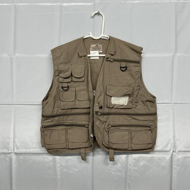 VINTAGE WOODFIELD FLY Fishing Vest - Size L £17.71 - PicClick UK