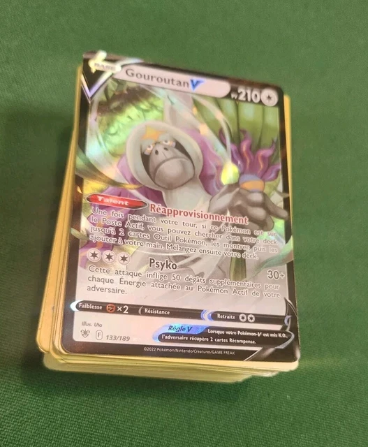 LOT DE 100 Cartes Pokémon Différentes Dont Rare Et Brillante Lot V EUR ...