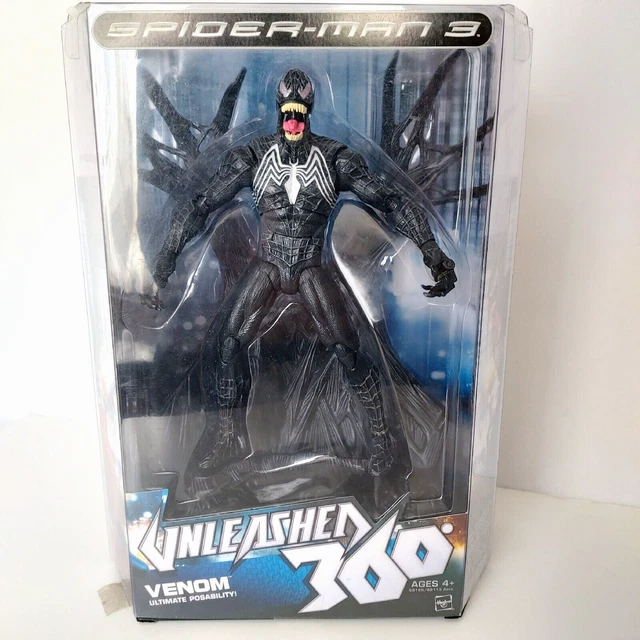 HASBRO SPIDER-MAN 3 Unleashed 360 figure: Venom Ultimate posability ...