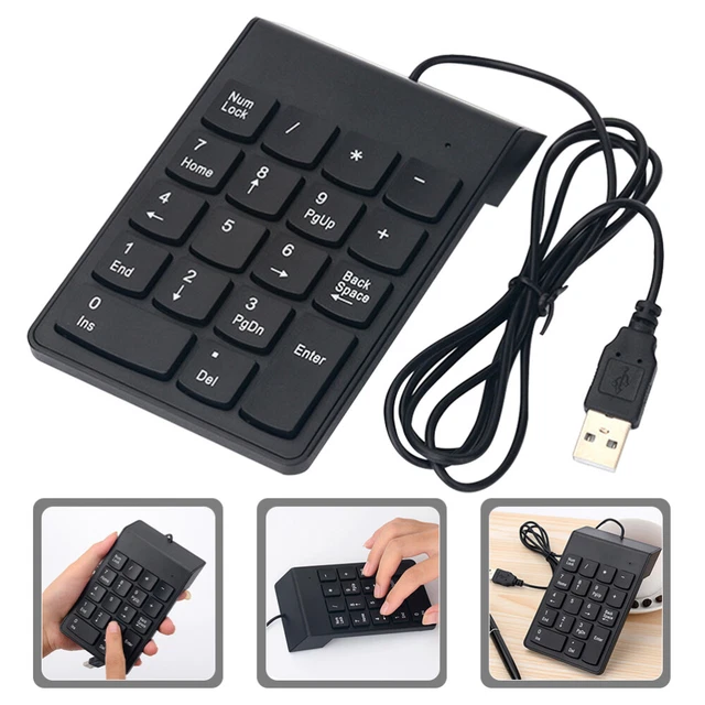 LAPTOP NUMERIC KEYBOARD Single Hand Keypad Computer Numeric Keyboard £12.88 - PicClick UK