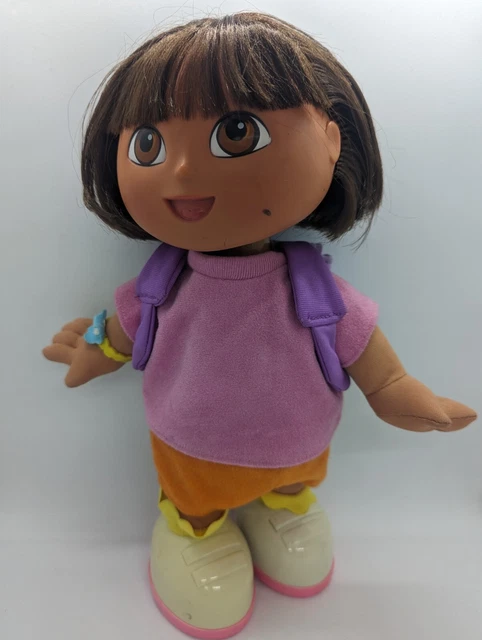 12& DORA THE Explorer Doll Interactive Sings Dances Speaks Spanish Fab ...