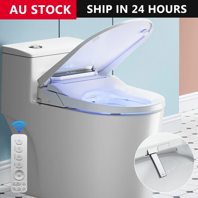 ELECTRIC TOILET SEAT Bidet Cover Massage Mode Smart Washlet Heated ...