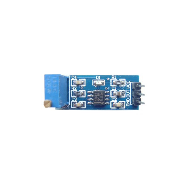 DC5-12V NE555 ADJUSTABLE Resistance Frequency Pulse Generator Module ...
