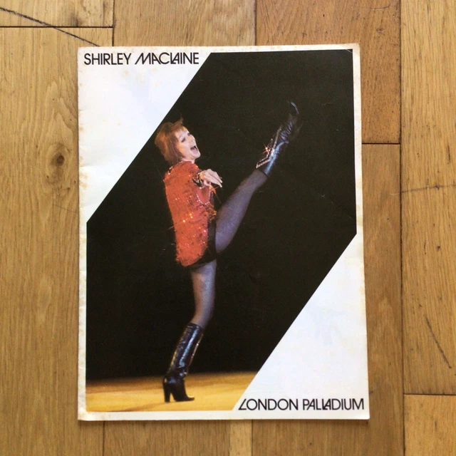 VINTAGE SHIRLEY MACLAINE London Palladium 1977 Souvenir Brochure ...
