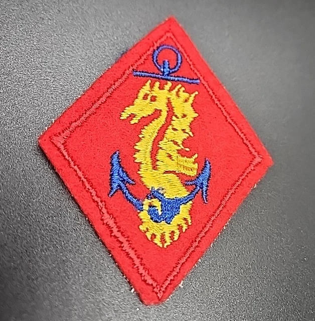 WWII USMC SHIPS Detachment WOOL PATCH with cheese cloth backing. £44.94 ...