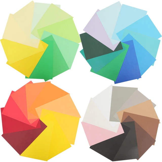 50 SHEETS COLOR Printer Paper Colored Cardstock Cardboard Supplies £18. ...