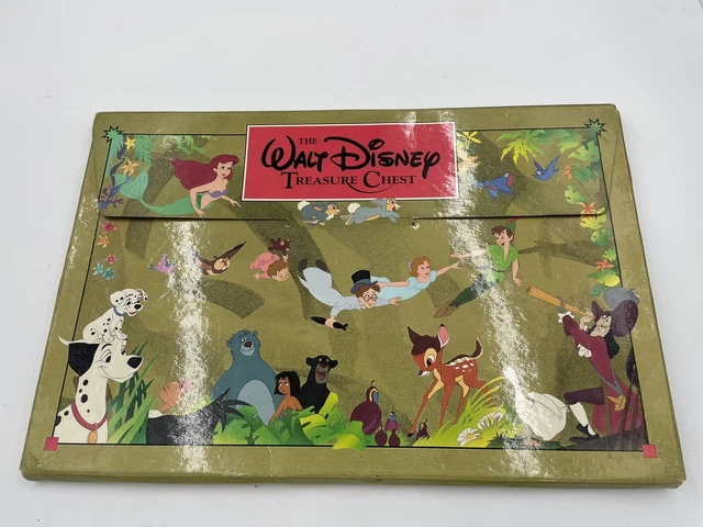 WALT DISNEY TREASURE Chest Book Collection Set of 5 Large Books Vintage ...