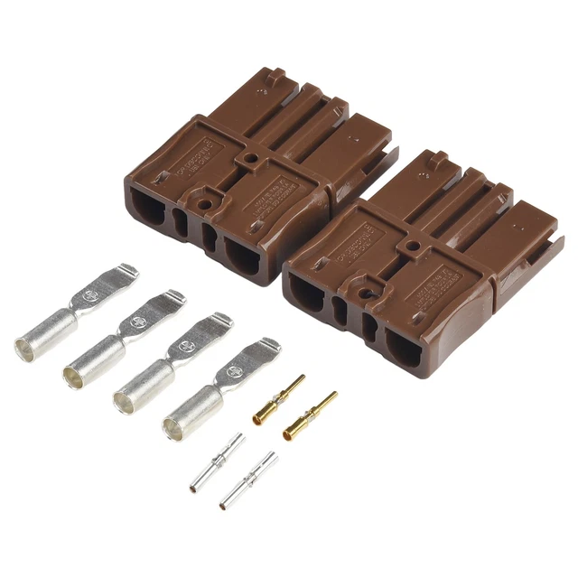 CONNECTEUR DE CHARIOT élévateur à connexion stable 2X SBS75X 75A 600V ...