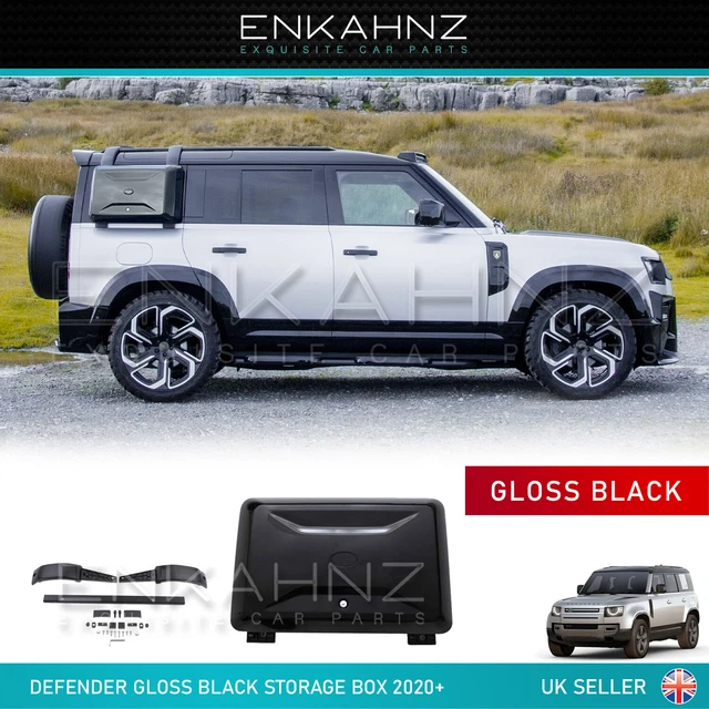 LAND ROVER DEFENDER 90 & 110 (2020+) Gloss Black Side Storage Carrier ...