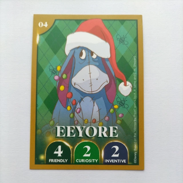 MORRISONS DISNEY CHRISTMAS Party 2025 Collectors Card - No 4 - EEYORE £ ...