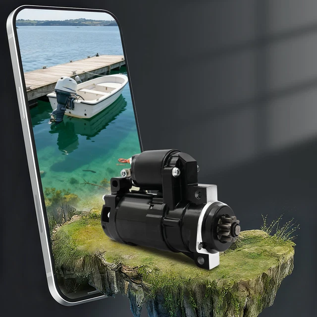 OUTBOARD STARTER MOTOR fits Yamaha 4-Stroke 20-40HP 1KW $206.96 ...