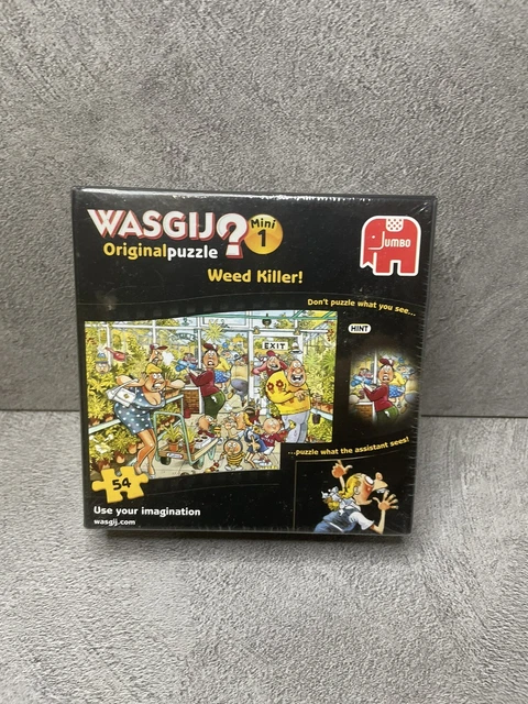 WASGIJ ORIGINAL MINI 1 Weed Killer 54 Piece Jigsaw Puzzle New Sealed £3 ...