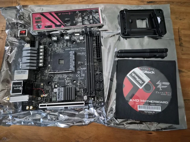 ASROCK FATAL1TY B450 Gaming-ITX/Ac AM4 Motherboard £1.17 - PicClick UK