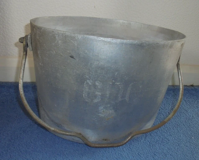 HEAVY DUTY ALUMINIUM 3 gallon cook pot. British Army dixie cookpot £27. ...