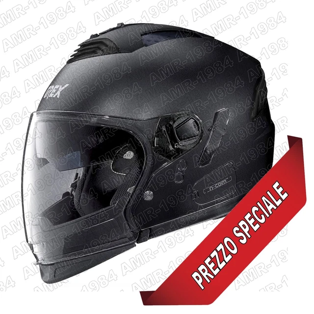 CASQUE NOLAN GREX G4.2 Pro N-Com Ex N43E Air Noir Graphite COL.25 6 ...