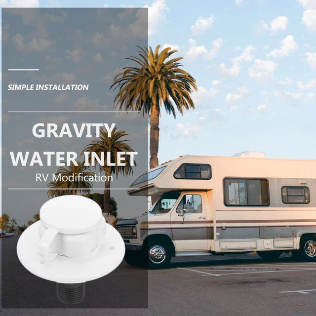 BACKFLOW PREVENTER FOR RV One-way Water Inlet Valve Modified Gravity ...