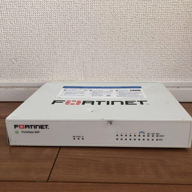 FORTINET FORTIGATE-60F FG-60F Made In 2020 Tested Without Adapter From ...