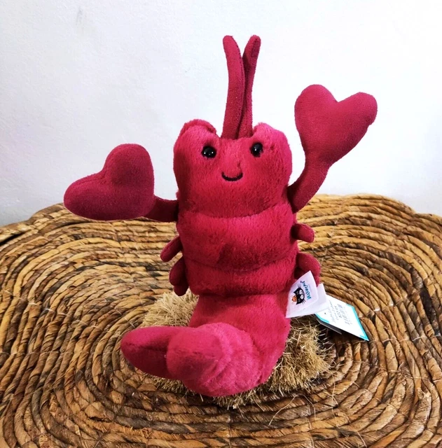 JELLYCAT LOVE-ME LOBSTER Teddy Plush Toy Amuseable BNWT Rare Valentines ...