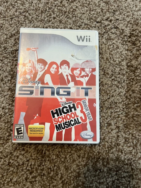 DISNEY SING IT High School Musical 3 Senior Year - Nintendo Wii EUR 0 ...