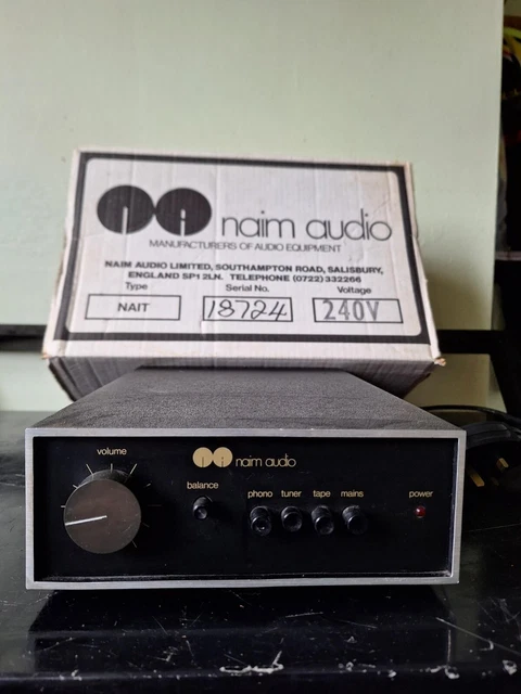 NAIM NAIT MK1 stereo integrated amplifier £669.72 - PicClick UK
