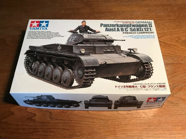 TAMIYA KIT SCALA 1/35 Panzerkampfwagen II AUDF A/B/C-SDKFZ121-French ...
