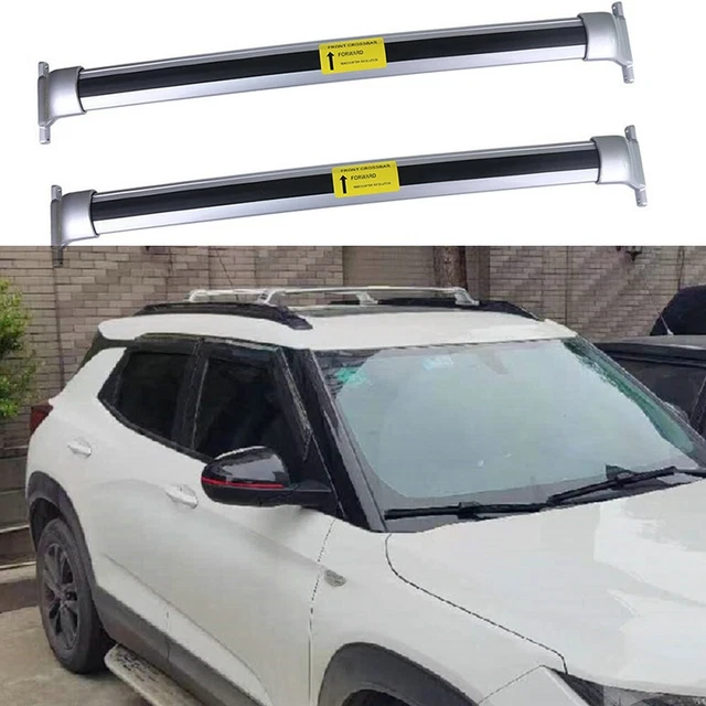 2PCS CROSS BAR Roof Rack Rail Cargo Bars Fits For Chevrolet Blazer 2019 ...