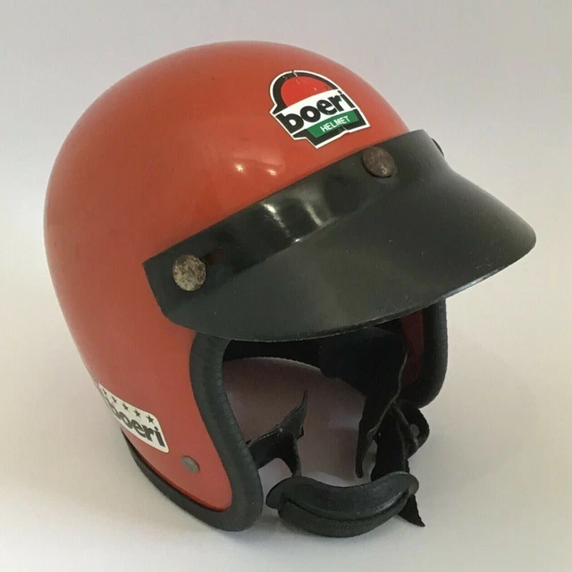 CASCO JET MOTO D'EPOCA ANNI 60 BOERI SPORT HELMET M VINTAGE agv nava ...