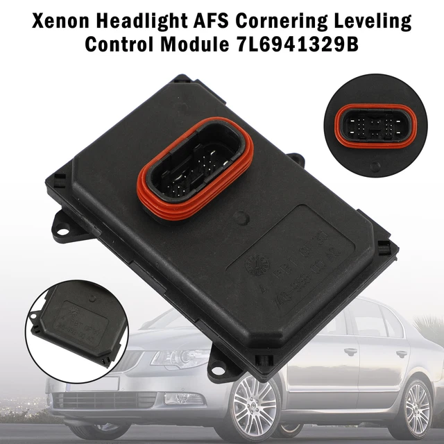 XENON HEADLIGHT AFS Cornering Leveling Control Module 7L6941329B ...