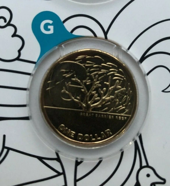 AUSTRALIA: THE GREAT Aussie Coin Hunt 2 - 2021 $1 Alphabet Letter G Unc ...