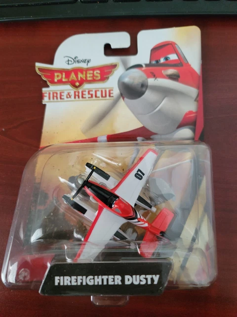 DISNEY PLANES FIRE & Rescue Firefighter Dusty Diecast 1/55 New In Box ...