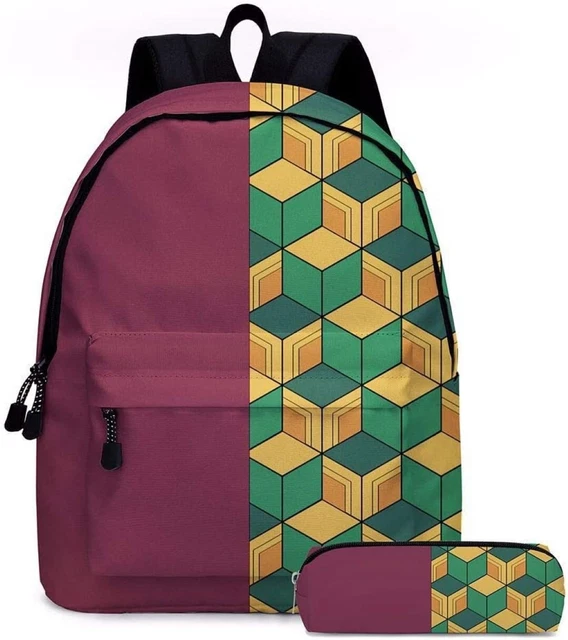 DEMON SLAYER BACKPACK Giyuu Tomioka pattern 20L 30×40×17cm w/pencil ...