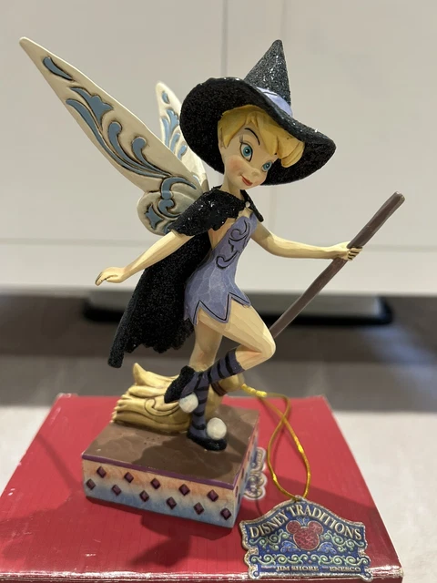 DISNEY TRADITIONS JIM Shore Enesco Tinkerbell Witch "Touch Of Magic ...