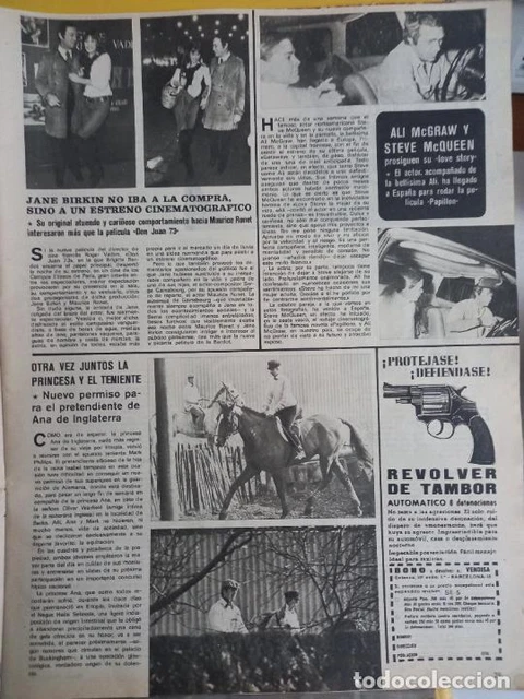 RITAGLI DI JANE Birkin s 1725 Jane Birkin Steve Smcqueen Ali McGraw EUR ...