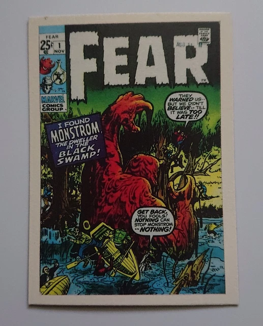 1984 MARVEL CARD FTCC - First Issue Comic Cover #16 - Horror - Fear $5. ...
